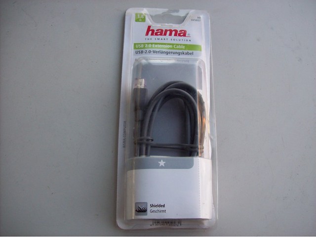 USB 2.0 produzni  kabal 1,8 m novo - hama