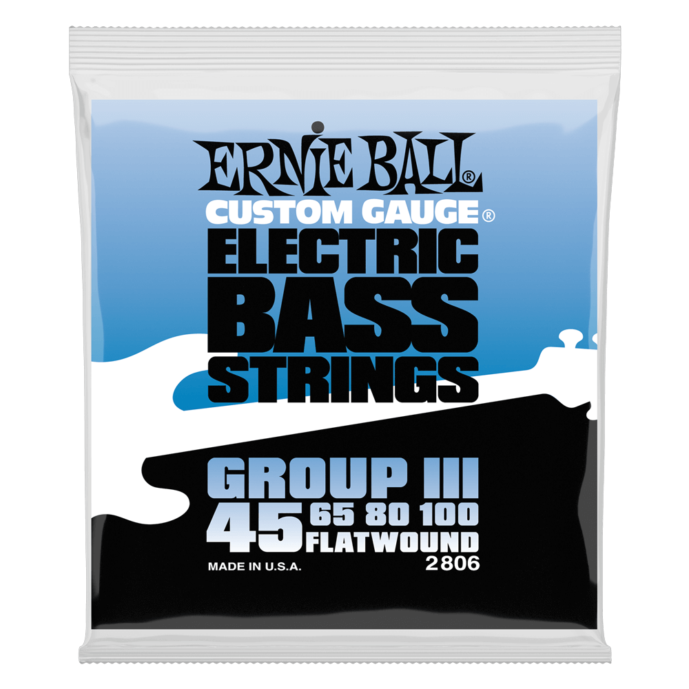 Ernie Ball 2806 2806 FLATWOUND group III 45-100 žice za električnu bas gitaru