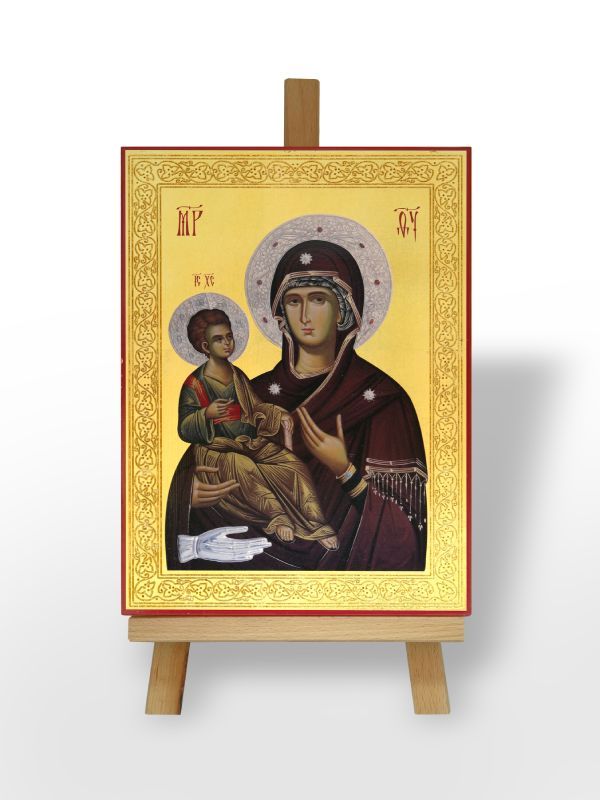 Presveta Bogorodica Trojeručica sa Gospodom Isusom Hristom (36x26)