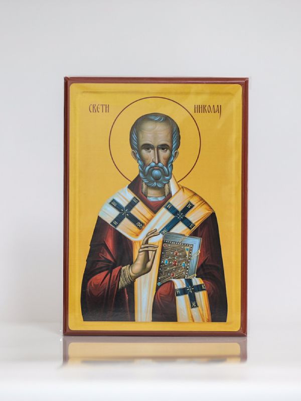 Sveti Nikolaj Mirlikijski, Kaširana ikona, A4