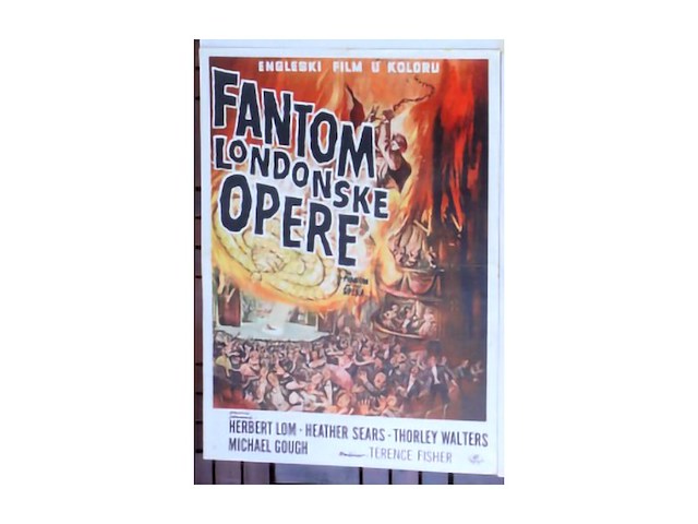 Filmski plakat, Fantom londonske opere