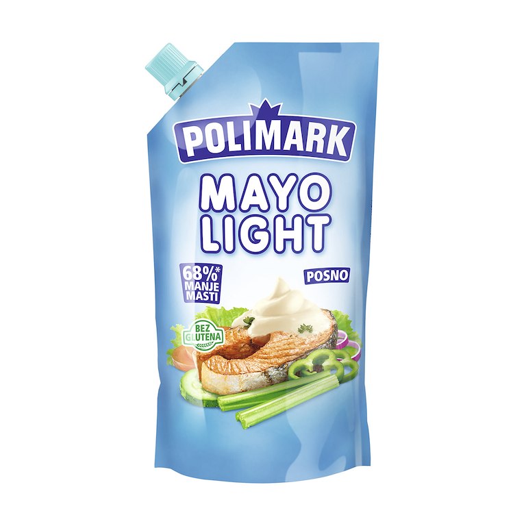 Polimark majonez mayo light dojpak 280ml polimark