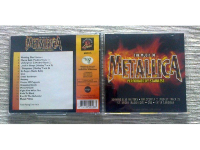 STAINLESS - The Music Of Metallica (CD) Made in UK