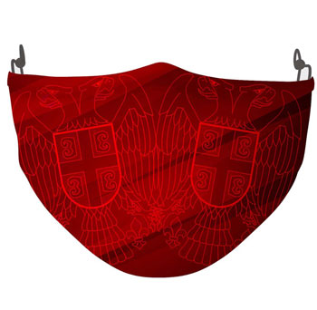Zaštitna maska Srbija crvena