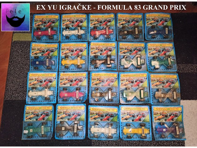 EX YU igracke - Formula 83 Grand Prix LOT - RARITET