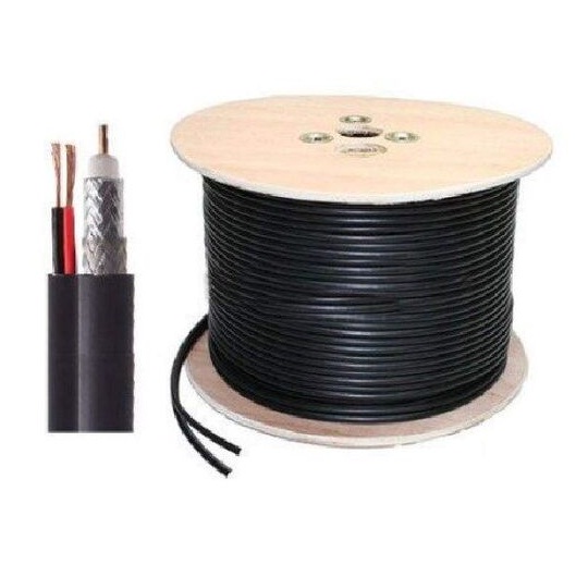 Estar RG59+2X0.75 koaksialni kabl sa napojnim kablom outdoor black 305m
