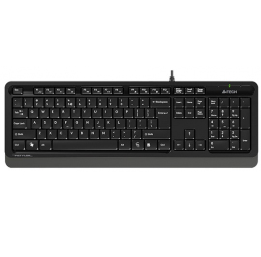 A4 Tech A4-FK10 GREY Fstyler sleek multimedia comfort tastatura, FN funkcije, vodootporna YU-LAYOUT, USB