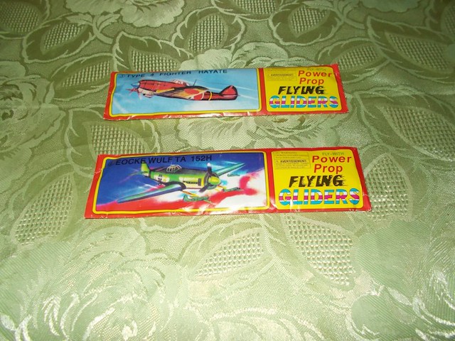 Flying Gliders - 2 makete aviona od kartona