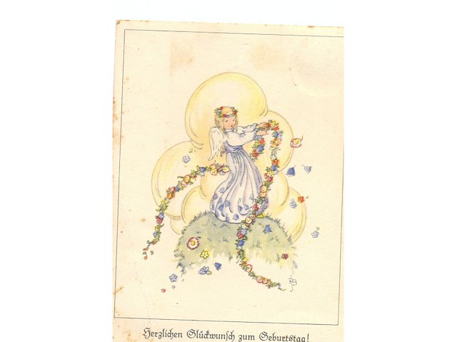 Razglednica čestitka R. Busch Schumann Karte 73
