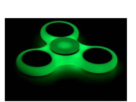 Xwave Spinner triangle svetleći u mraku Green