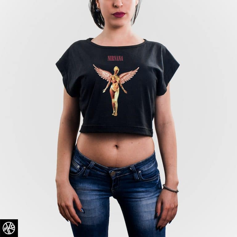 Nirvana In Utero Crop Top majica