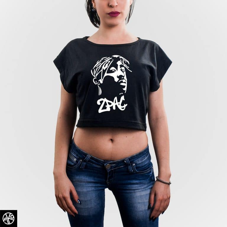 2pac Silhouette 3 Crop Top majica