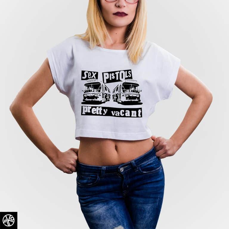 Sex Pistols Pretty Vacant Crop Top majica
