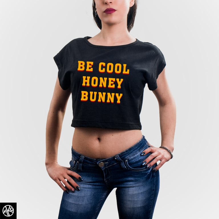 Be Cool Honey Bunny crop top majica