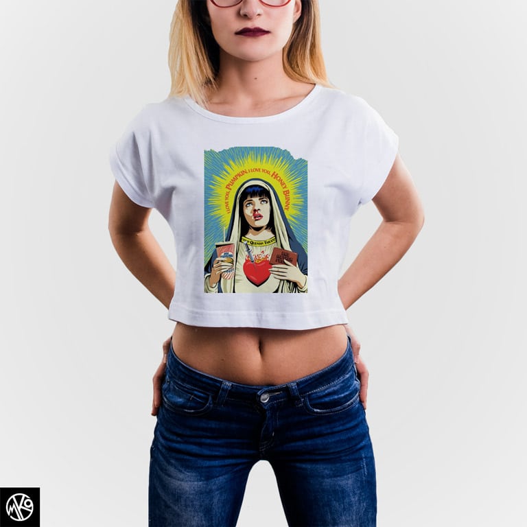 Holy Uma Thurman crop top majica