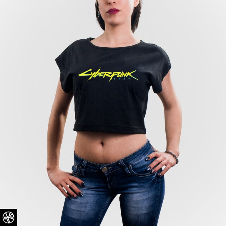 Cyberpunk 2077 crop top majica