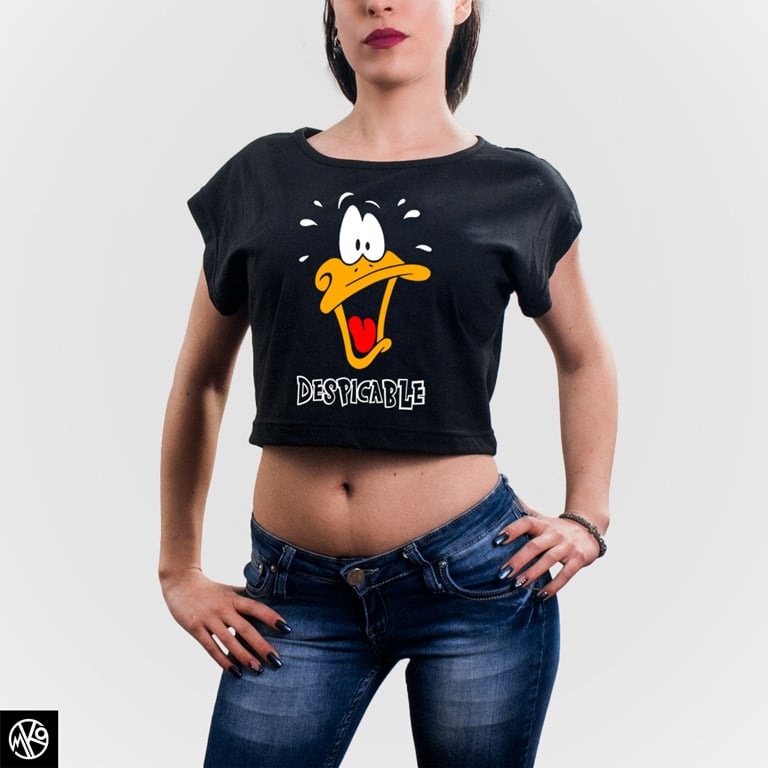 Daffy Duck Despicable crop top majica