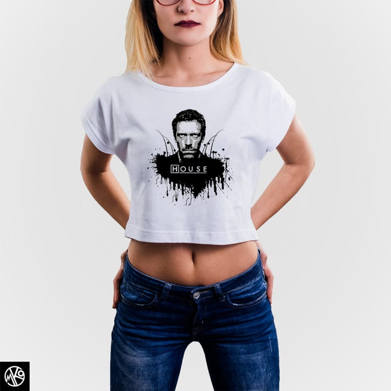 Dr House crop top majica