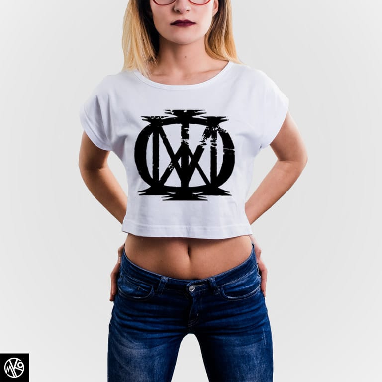 Dream Theater Logo crop top majica