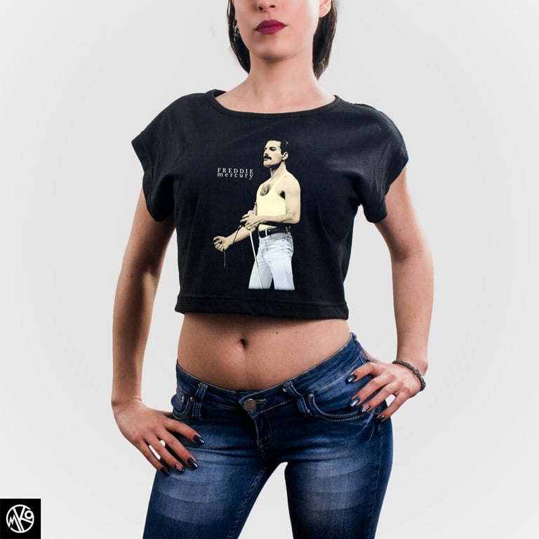 Freddie Mercury crop top majica