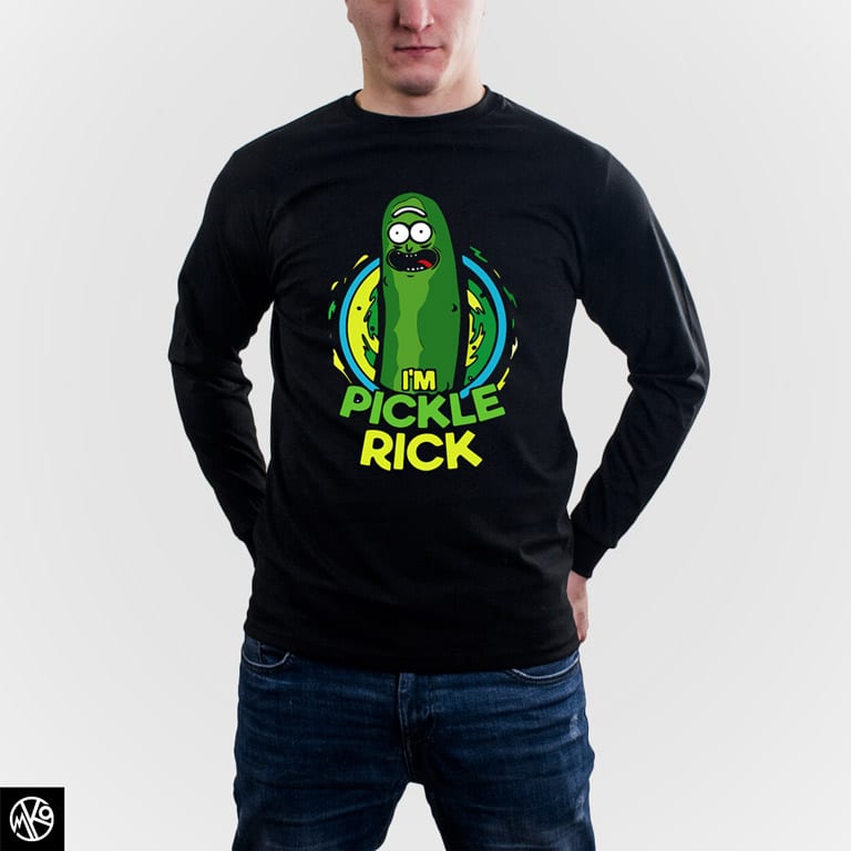 Im Pickle Rick majica dugi rukav