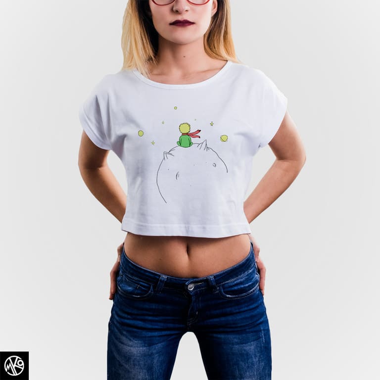 Mali Princ Zvezde crop top majica