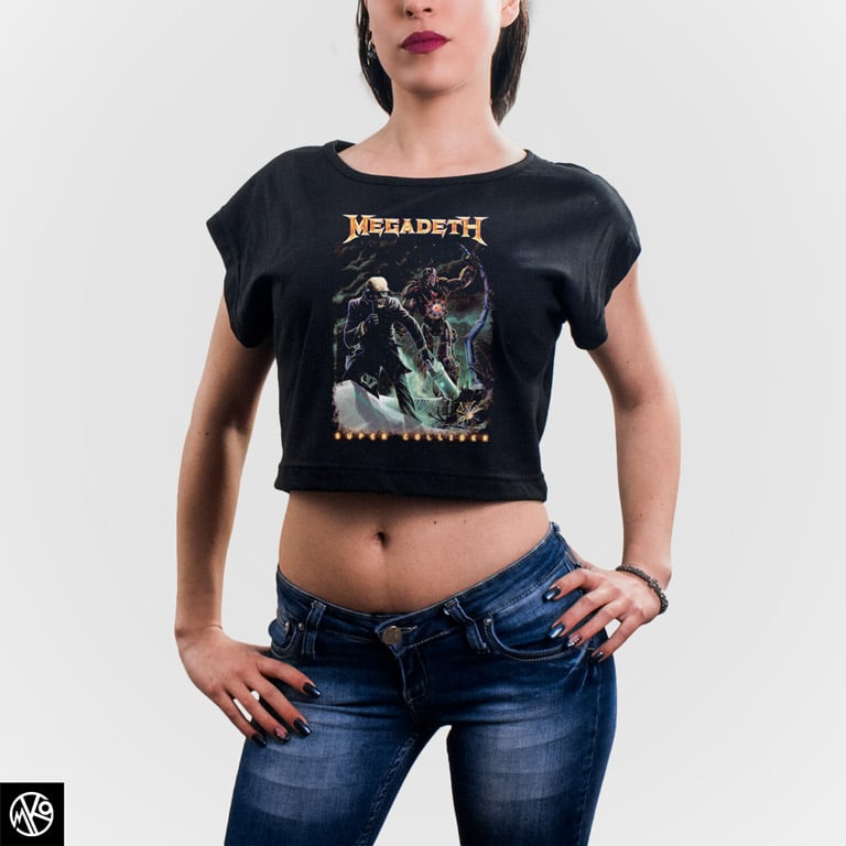 Megadeth crop top majica