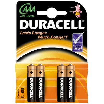 Baterije LR03 AAA, 1,5V Duracell