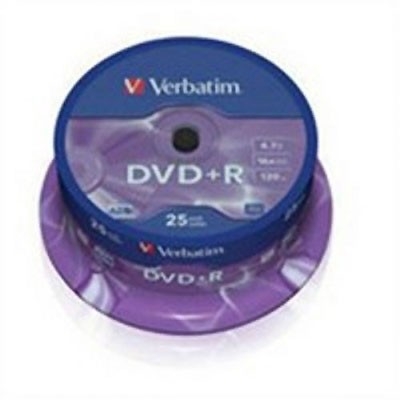 DVD+R Verbatim Spindle 1/25