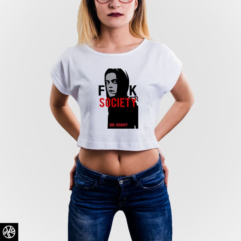 Mr Robot crop top majica