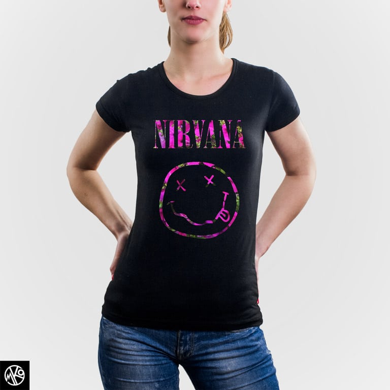 Nirvana Flowers Logo majica