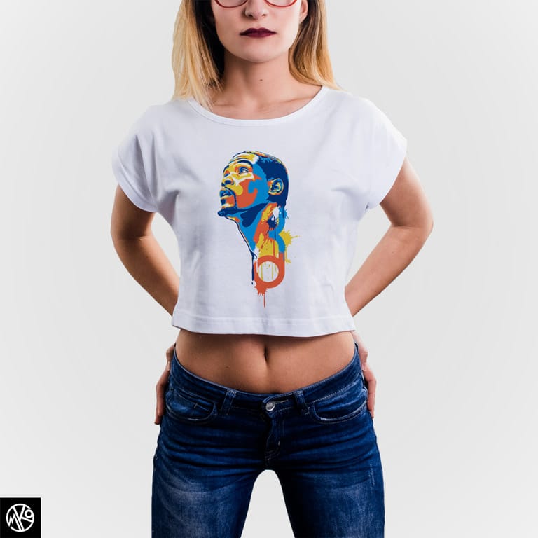 Durant Ilustracija crop top majica