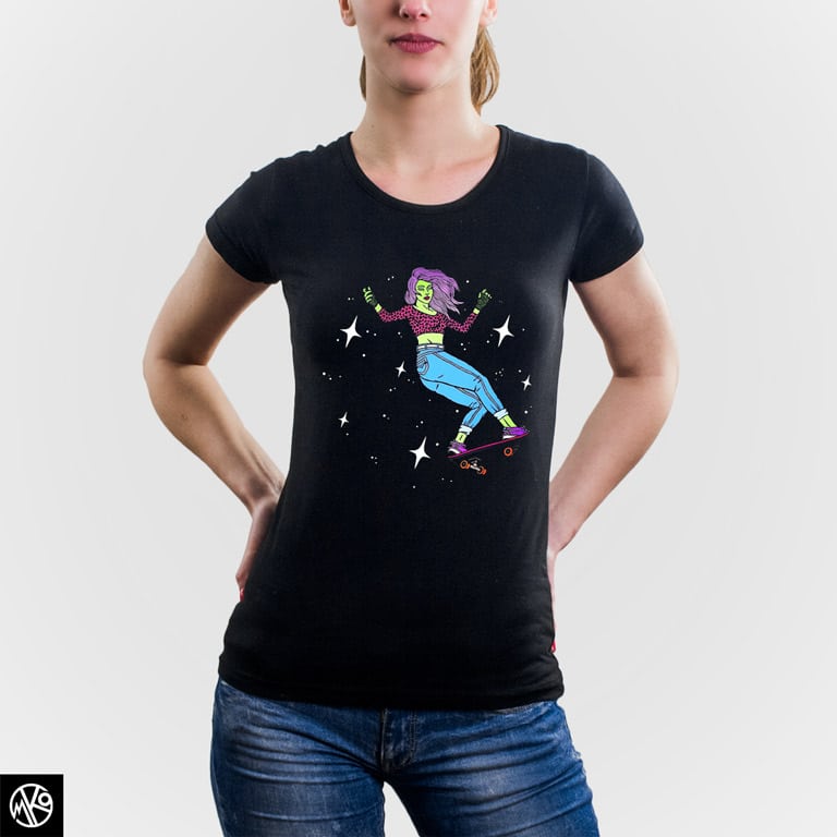 Space Skate Girl majica