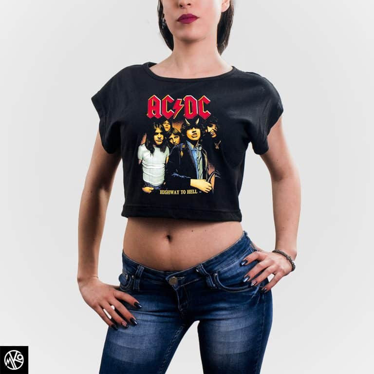 ACDC Highway Crop Top majica