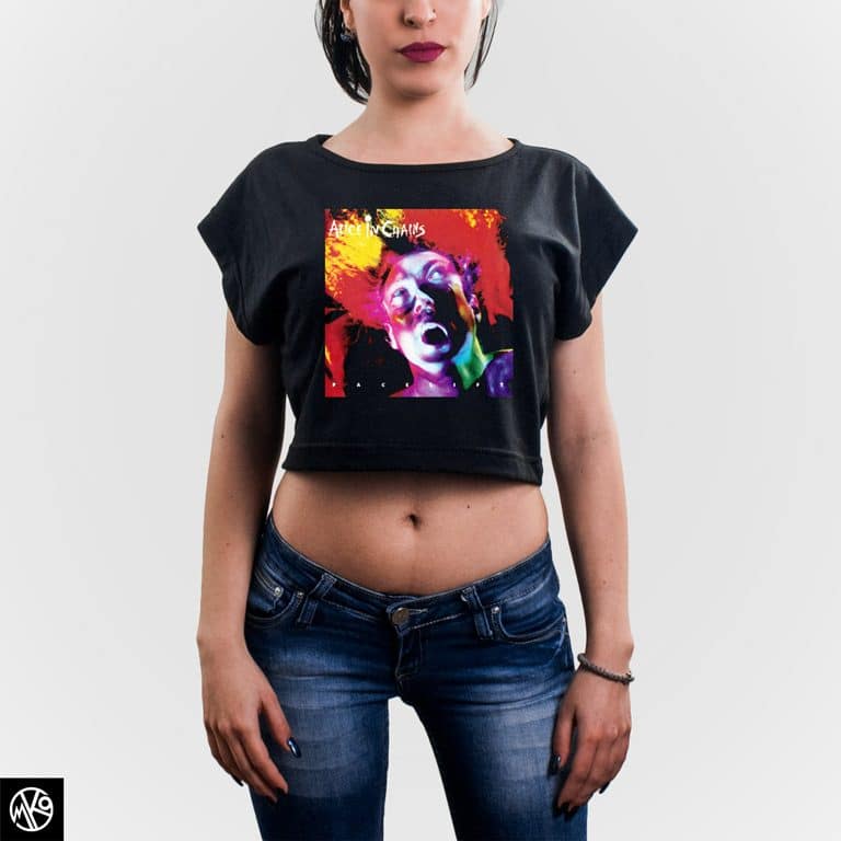 Alice In Chains 3 Crop Top majica