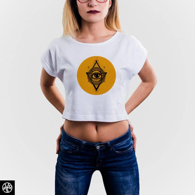 All Seeing Eye Crop Top majica