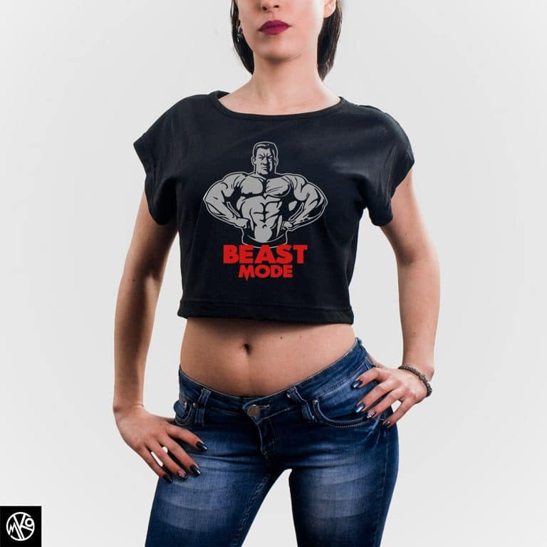 Beast Mode Crop Top majica