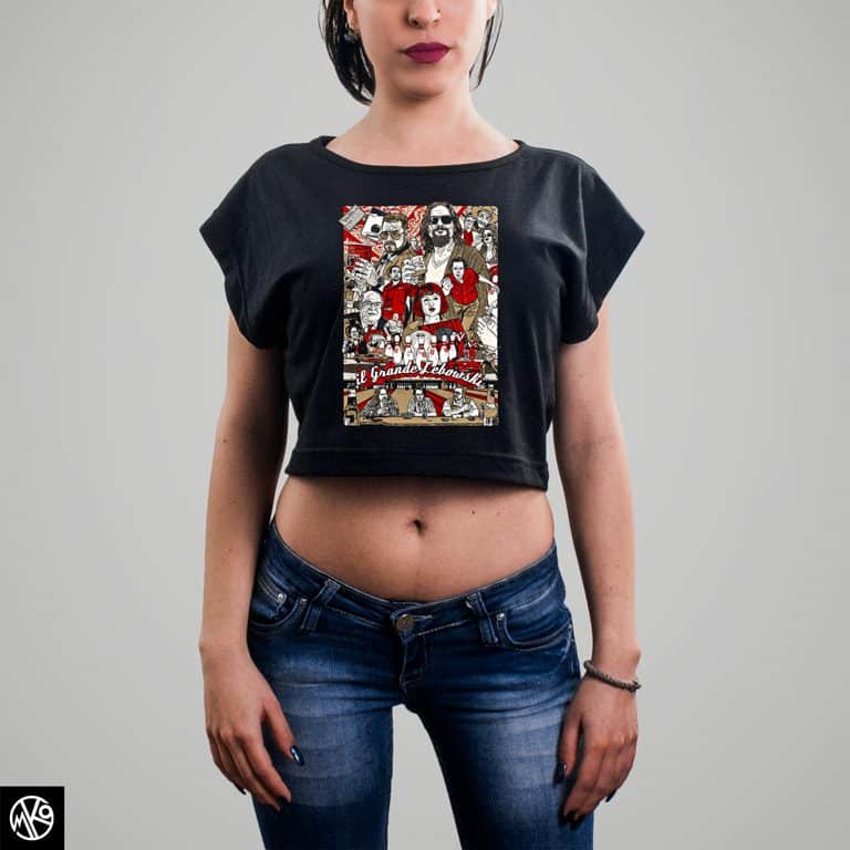 Big Lebowski Poster Crop Top majica