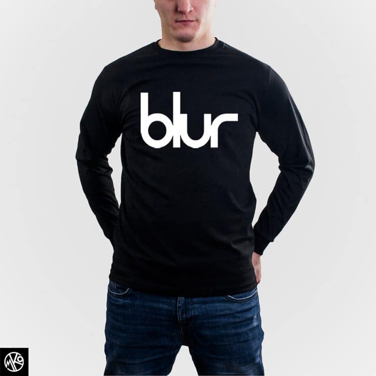 Blur Logo majica dugi rukav