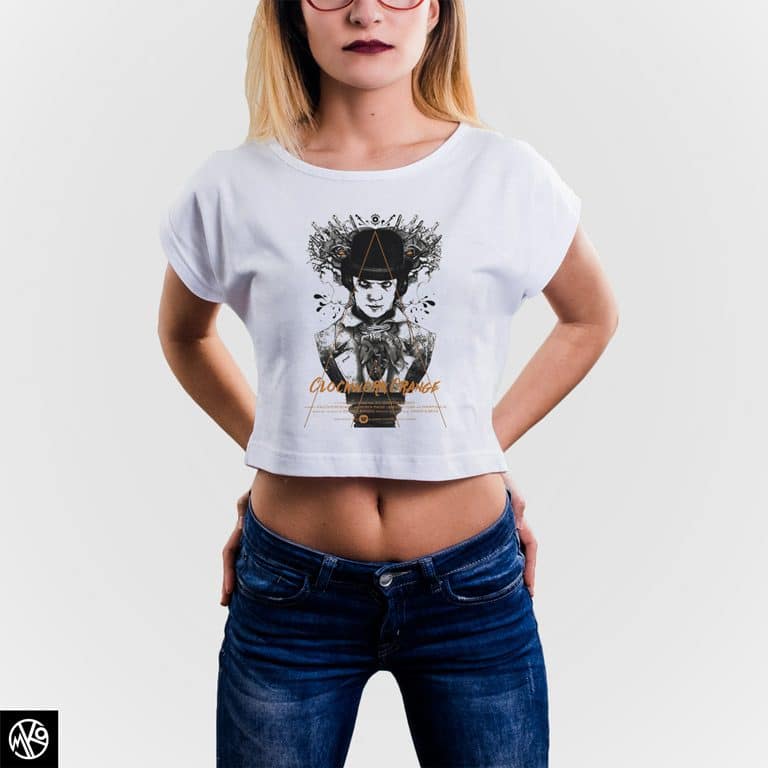 Clockwork Orange Crop Top majica