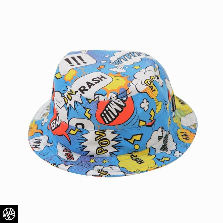 Comic Clouds bucket hat