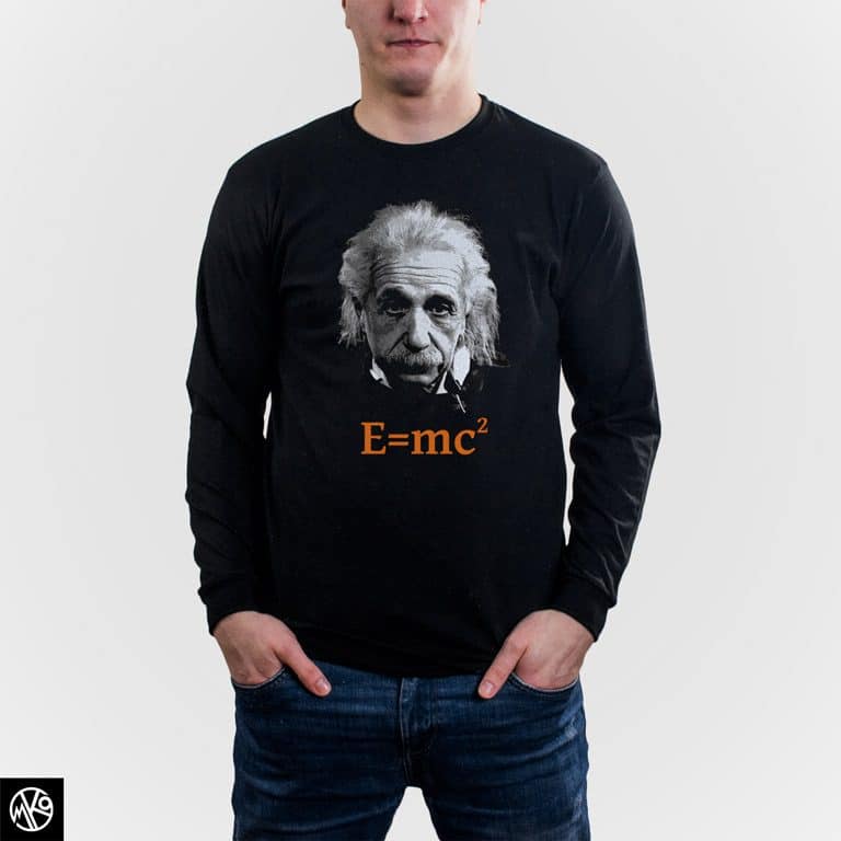 Einstein majica dugi rukav