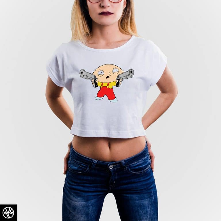 Family Guy Pistols Crop Top majica