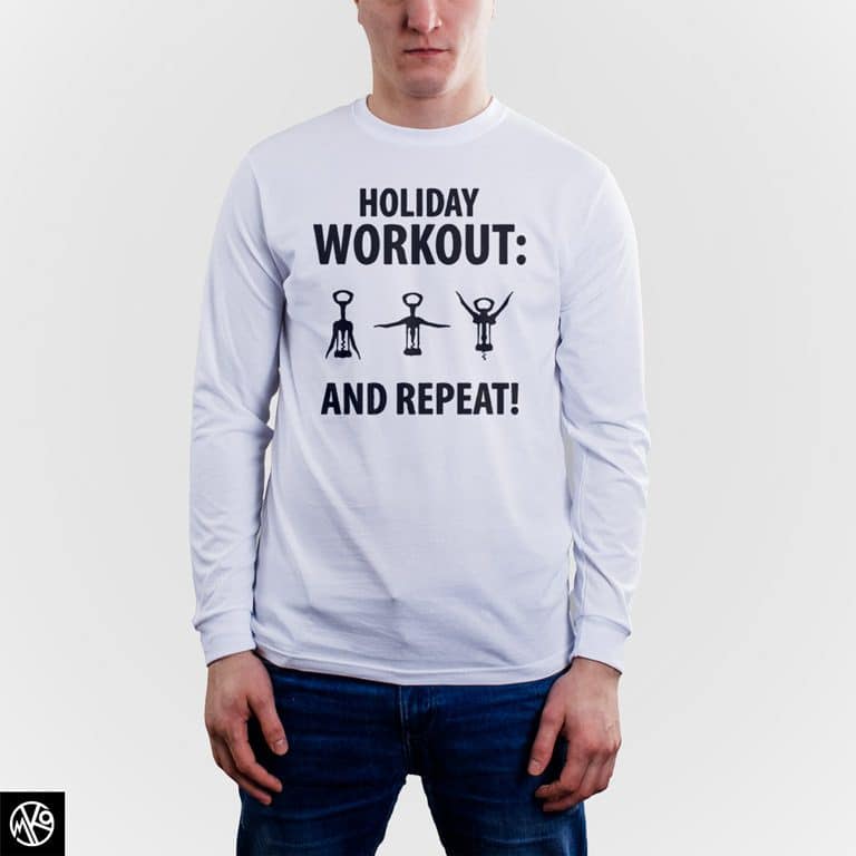 Holiday Workout majica dugi rukav