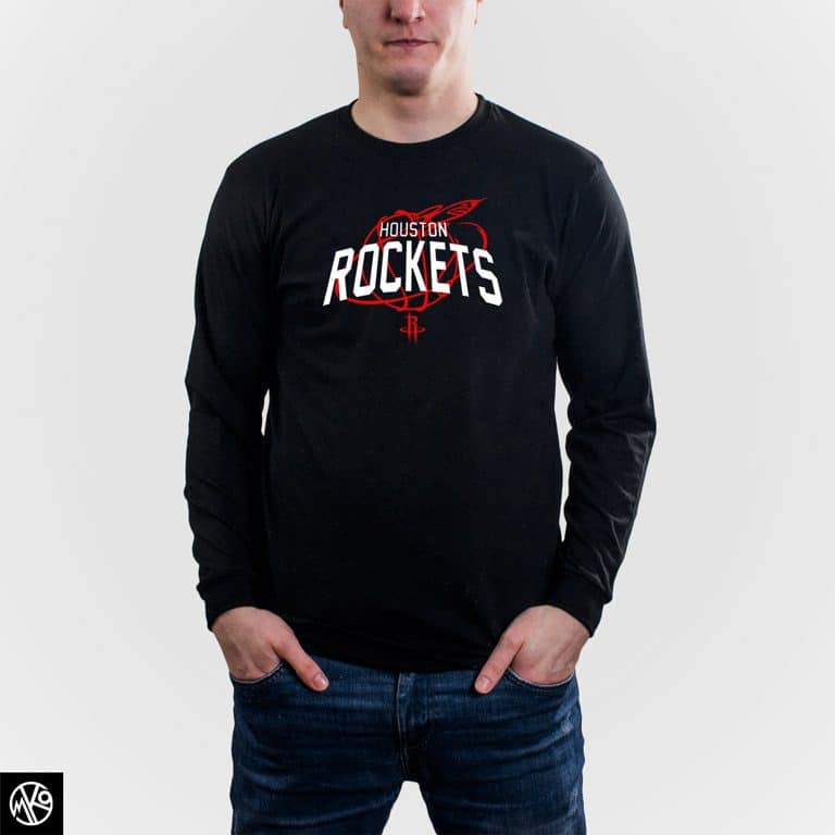 Houston Rockets Logo majica dugi rukav