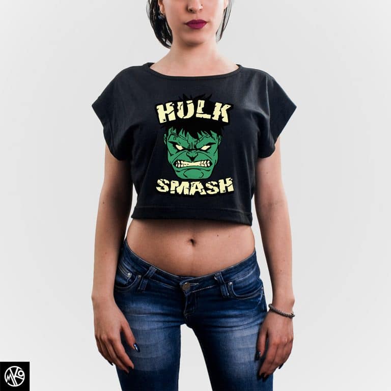 Hulk Smash Crop Top majica