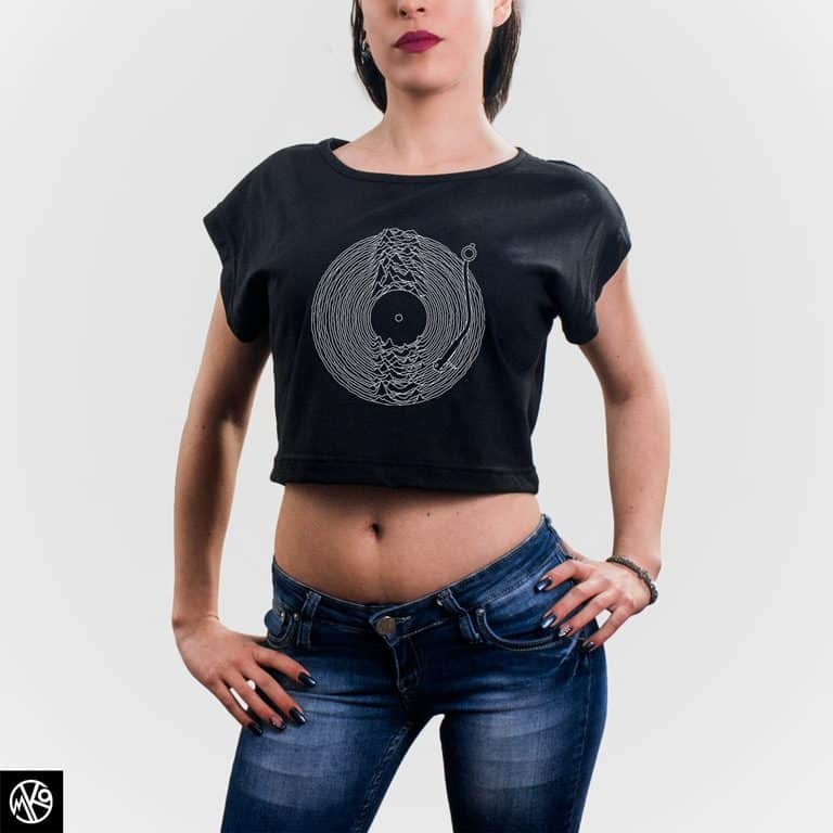 Joy Division Vinyl Crop Top majica