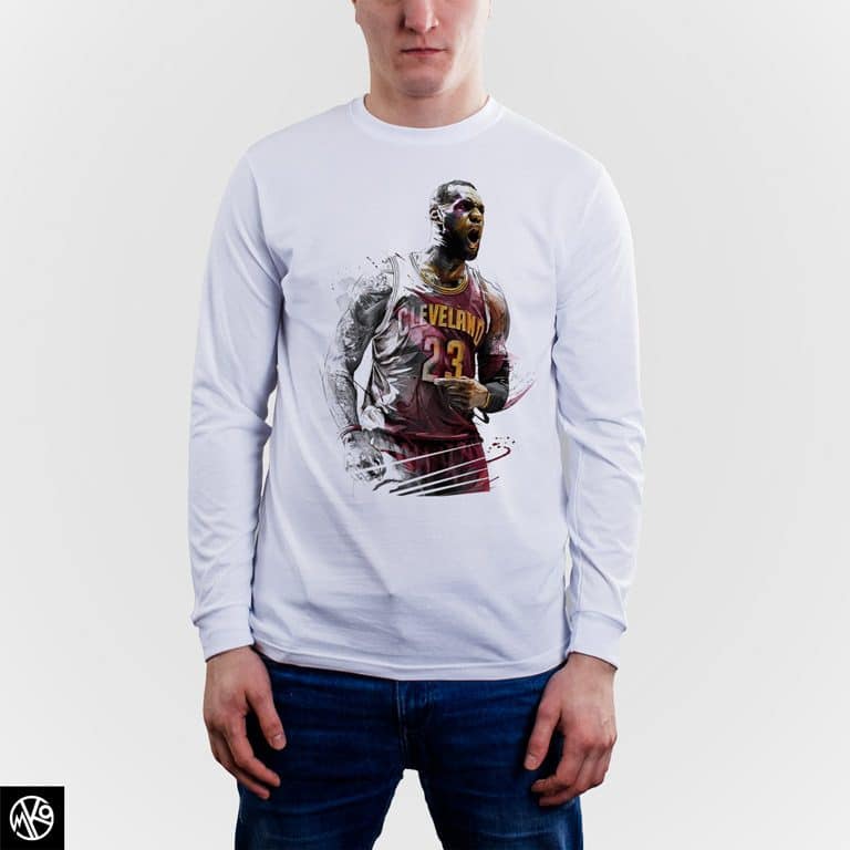 Lebron James Illustration majica dugi rukav