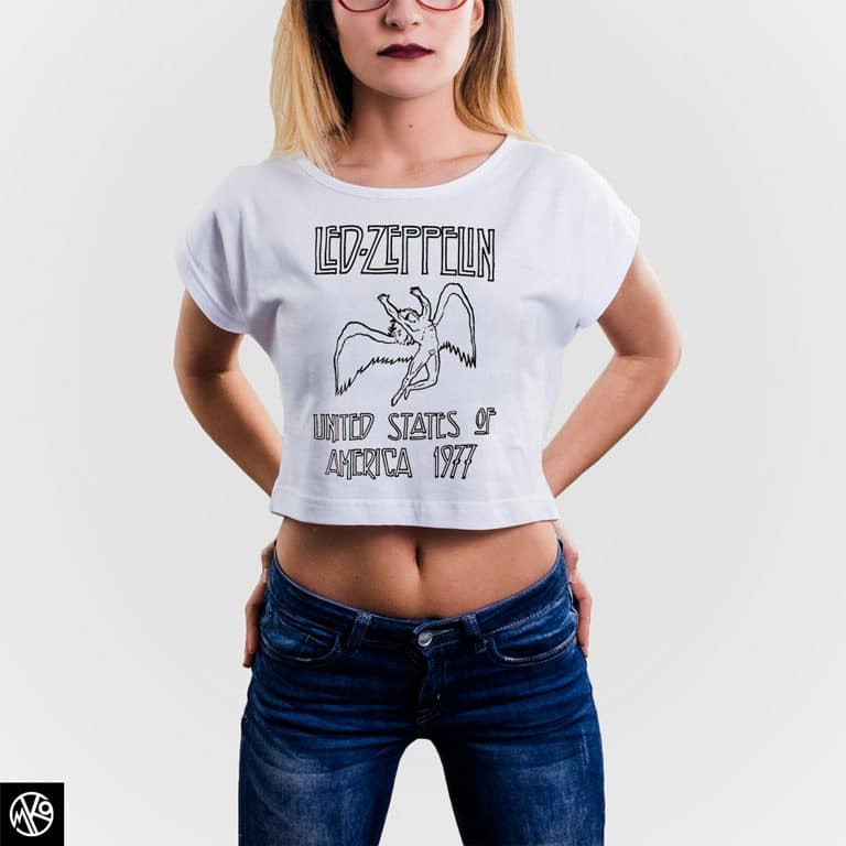 Led Zeppelin Crop Top majica