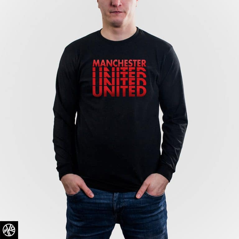 Manchester Typo majica dugi rukav